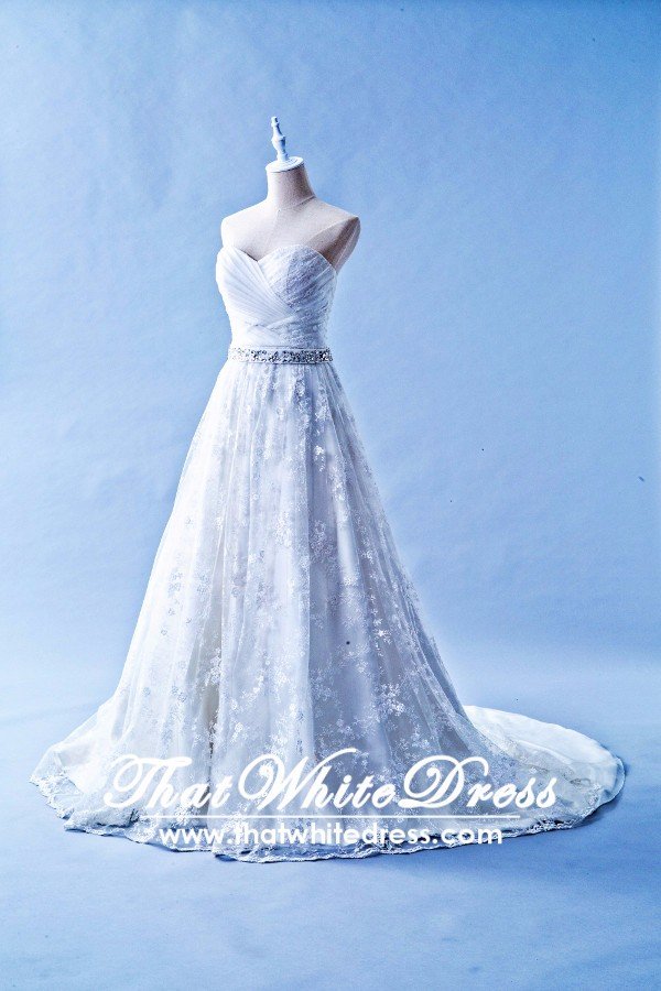 212W02 Princess Lace - That White Dress Bridal Shop - Malaysia Kuala ...